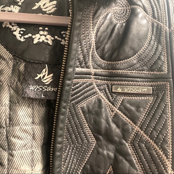 Al Wissam | Jackets & Coats | Vintage Al Wissam Leather Jacket | Poshmark